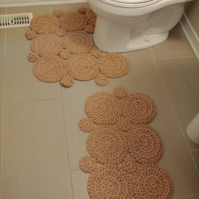 Crochet Rug Runner Bath Mat Bedside Area Rugs Rope Rectangular - Etsy