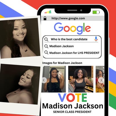 Student Council Poster Sign, Class Campaign, Class President, High ...