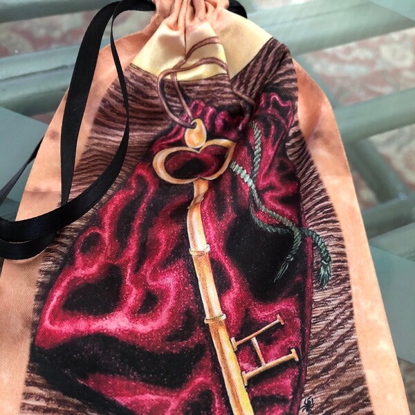 Key of Hecate, the Well Worn Path Oracle Bag or Tarot Bag - Etsy