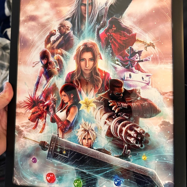 Final Fantasy VII Remake - Limited Edition Fine Art Print -FF7 Poster ...