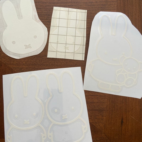 Kawaii Bunny Miffy Decal - Etsy