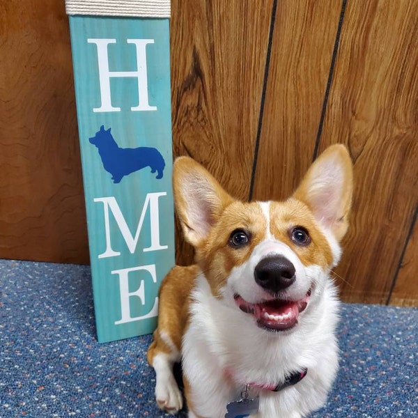 Corgi Sign - Welsh Corgi Dog Sign - Corgi Home Sign - Corgi Dog Home ...
