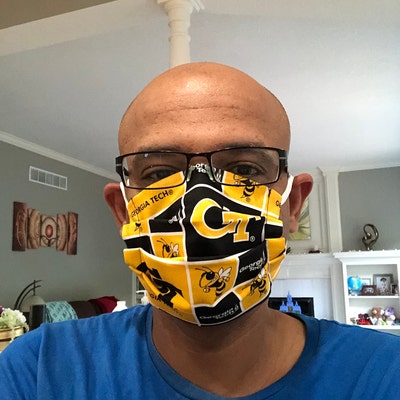 Arkansas Razorbacks Football Sports Team Cloth Fabric Face - Etsy