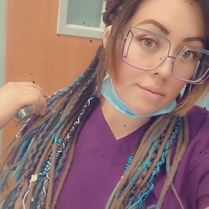 Wool Dreads Ombre Brown on Blond Dreadlocks Threads, Ribbons Boho ...