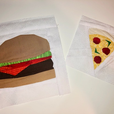 Cheeseburger Paper Piecing Pattern, PDF - Etsy