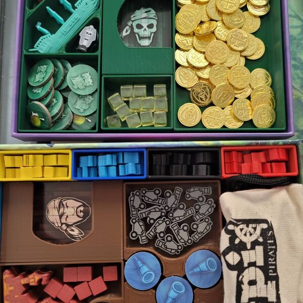 Tiny Epic Pirates and Expansion- Game Organizers (unofficial) - Etsy