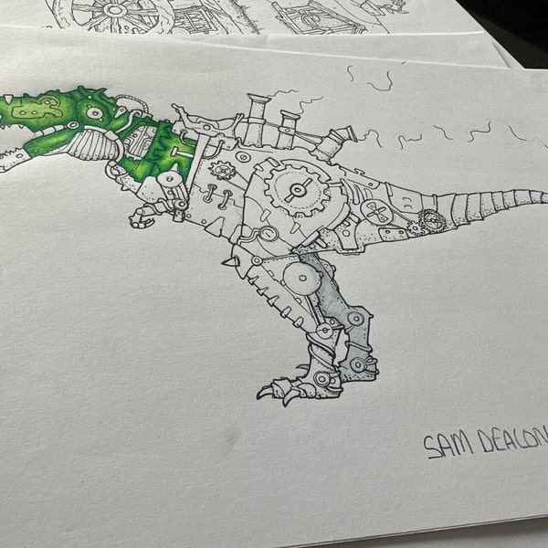 Steampunk Fish Digital Download, Steampunk Art Print, Clockwork Animals ...