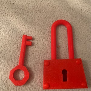 Hello Neighbor Lock and Key 3D Printed fan Inspired - Etsy