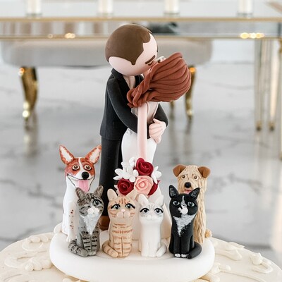 Marathon Runners Theme Bride and Groom Running Handmade Custom Wedding ...