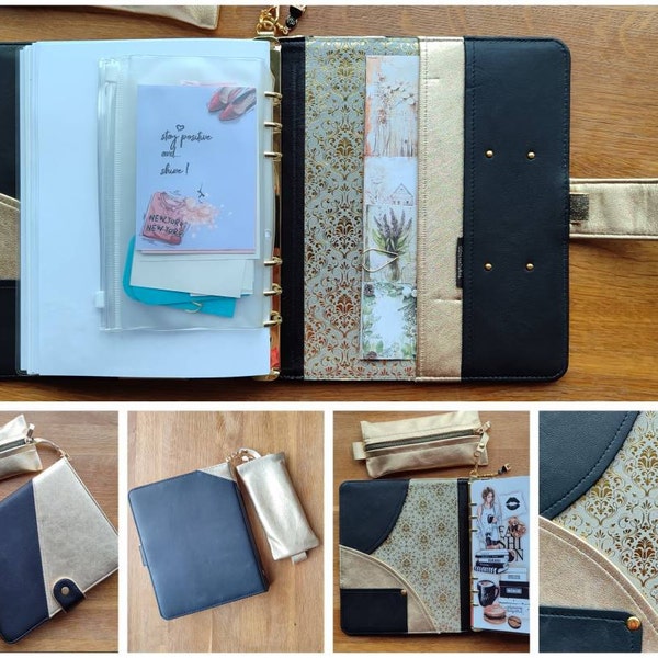 Blue A5 Planner Cover / A5 Planner Binder / Personalized Binder A5 ...