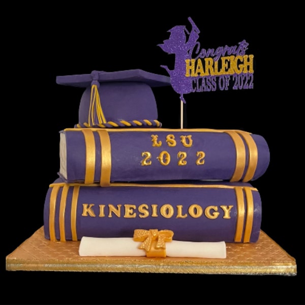 Girl Custom Class of 2024 Cake Topper / Congrats Cake Topper/happy ...