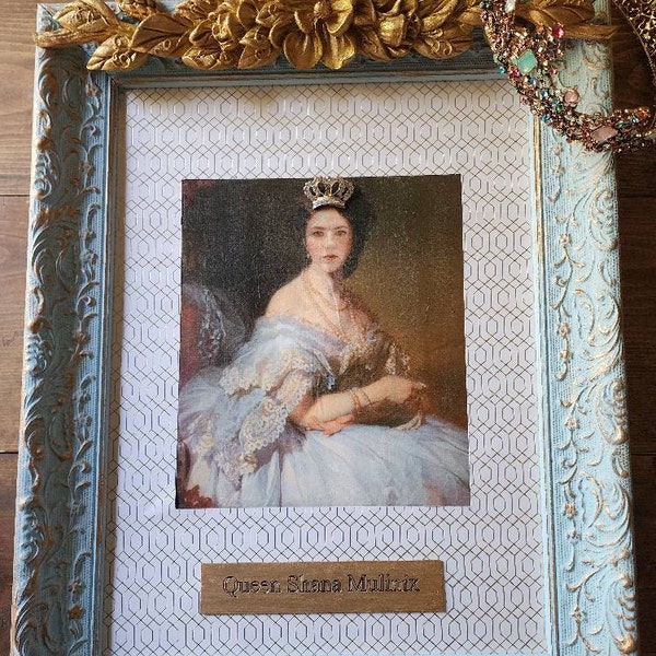 Custom Personalized Historical Portrait Queen Victoria, Royalty, Queen ...