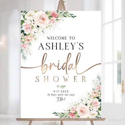 Couples Shower Sign, Wedding Welcome Sign, Bridal Shower Sign, Bridal ...