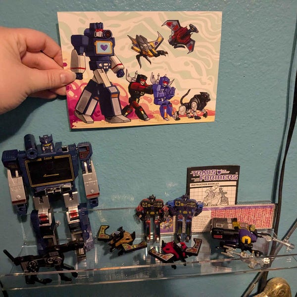 Blaster + Soundwave Cassette Team Print - Etsy