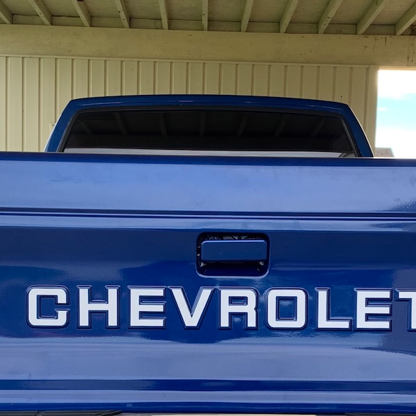 Chevrolet S-10 Chevy S10 Tailgate Letter Replacement Decals / Sticker ...