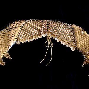 The Raven-feathers Scale Mail Chainmail Fantasy LARP Pauldrons ...