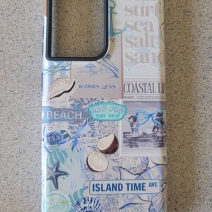 Coconut Girl Collage Aesthetic Phone Case, Ocean Beach Inspired, iPhone ...