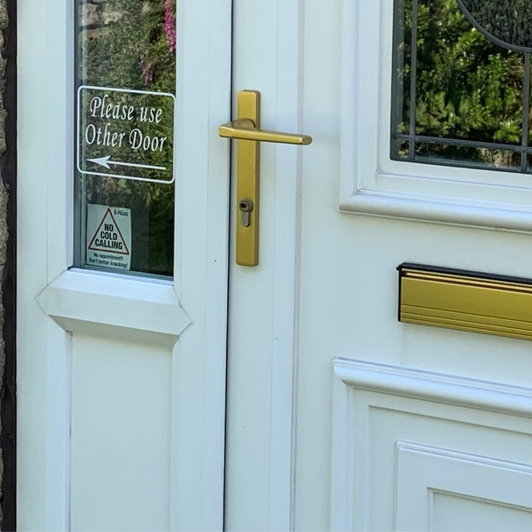 Custom Fanlight Door Number With a Bold Black Shadow, Classic Victorian ...