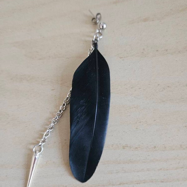Feather Earrings Men Small Feather Earrings Studs Feather Earrings ...