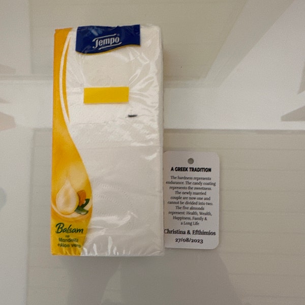 Pack 20 Only for Tears of Joy Tissue, Thank You for Sharing Our Special ...