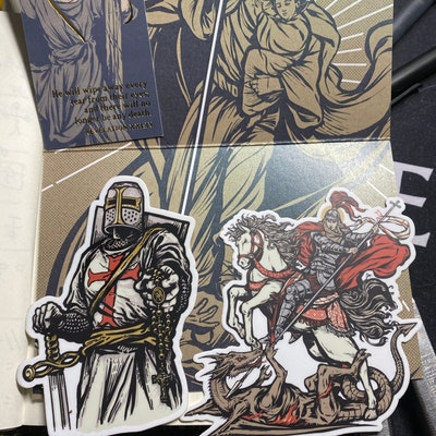 4 Rosary Crusader Vinyl Sticker - Etsy