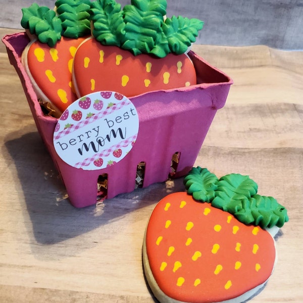 Printable 2" Mother's Day Cookie Tag - You're the Berry Best Mom ...