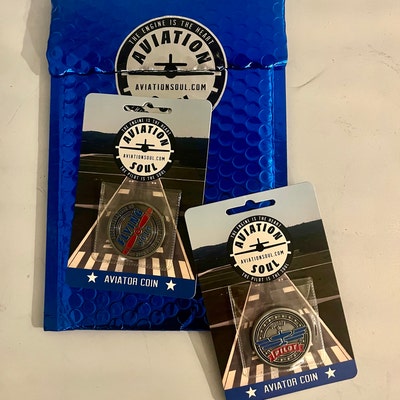 Fly Safely Aviation Challenge Coin - Etsy