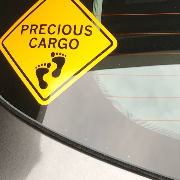 Reflective Precious Cargo Decal - Etsy