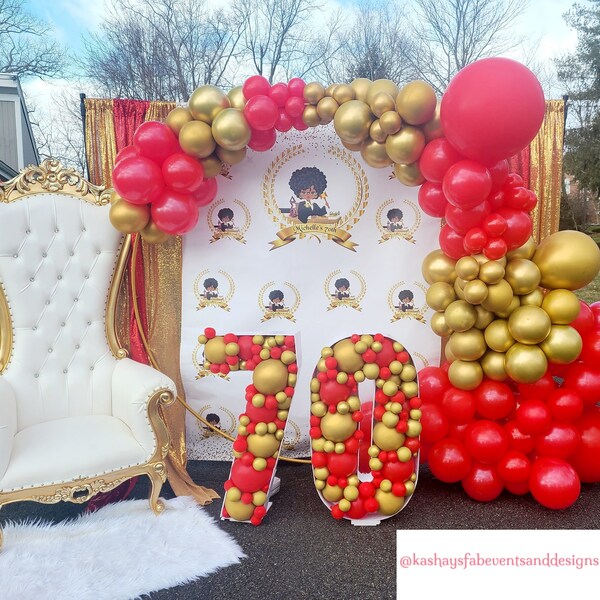 Birthday Backdrop, Cheers Step and Repeat, 50th Birthday Backdrop ...