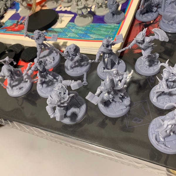 Box of Minis - Dnd, Dungeons and Dragons, Tabletop Gaming, Miniature ...