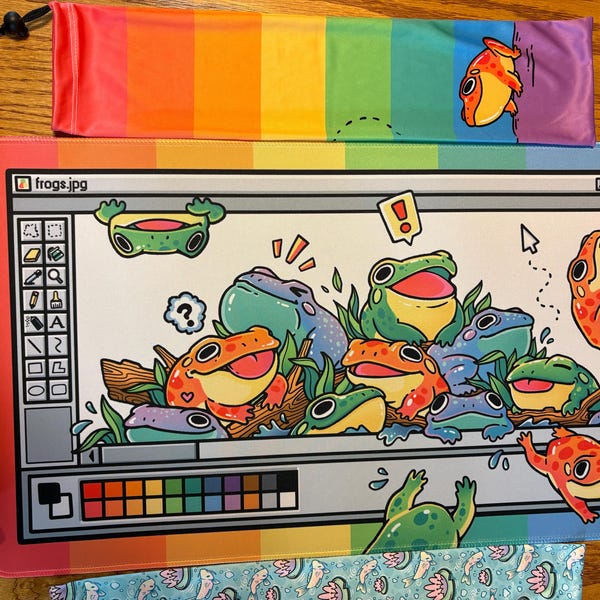 Frogs.jpg Playmat // Deskmat and Mousepad // Accessories for MTG - Etsy