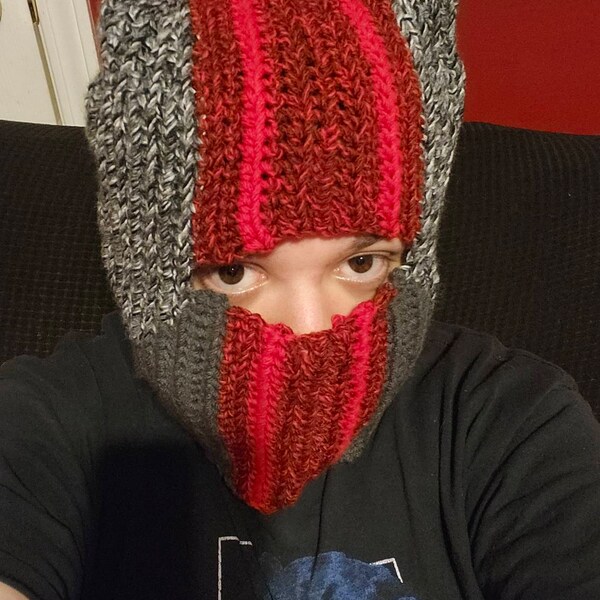 Doja Cat Inspired Crochet Devil Mask - Etsy