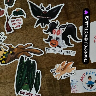 Funny Squonk Cryptid Sticker Crying / Cryptidcore / Paranormal ...