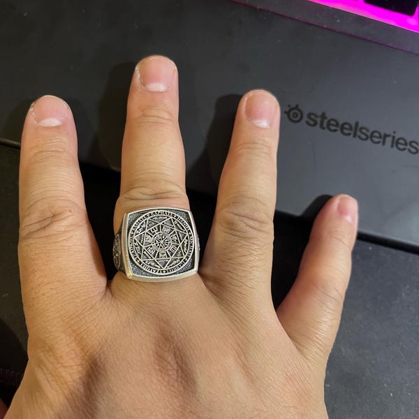 Sterling Horror Ring Silver Zombie Ring 925k Silver Handmade Ring Mens ...