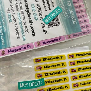 Daycare Pack Set of 60 Labels Baby Bottle Labels, Daycare Labels ...