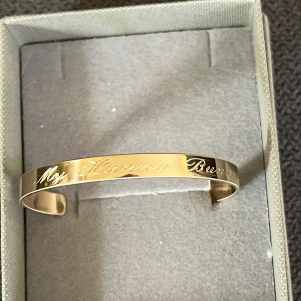 Personalized Baby Cuff Bracelet Toddler Bangles Custom Engraved Open ...
