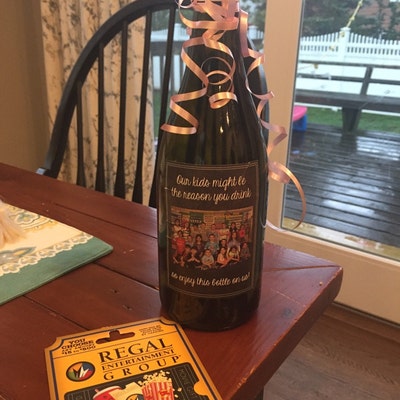 Funny Teacher Appreciation Gift / Custom Wine Bottle Label - Etsy