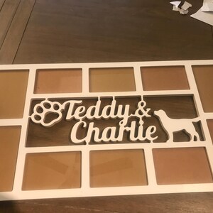 Custom Text Picture Frame Picture Frame Collage Collage Picture Frame ...