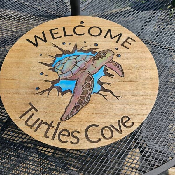 Turtle Break Through Svg, Turtle Svg File, Sea Turtle Svg, Turtle Wall ...