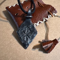 Forged Iron Raido Rad Rune Viking Amulet Runic Nordic Pendant - Etsy Canada
