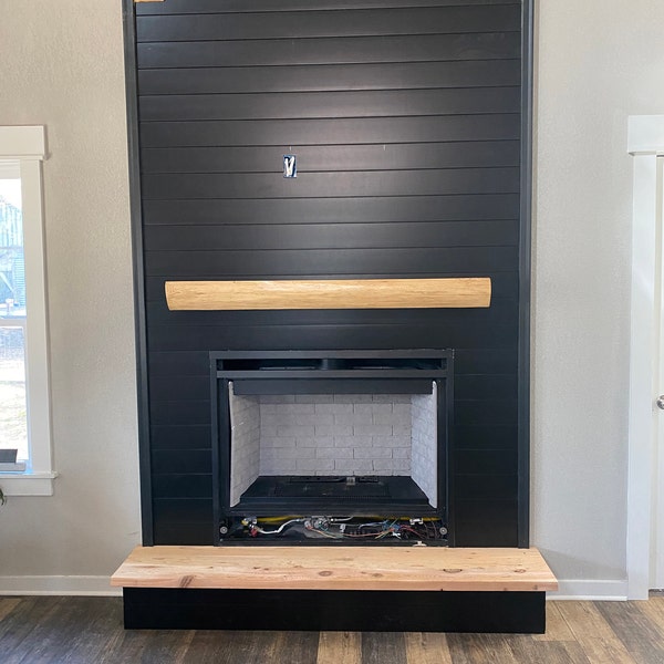 Live Edge Cedar Fireplace Mantels. 6 Foot, 8 Inch Deep, 5 Inch Thick ...