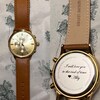 Personalized Watch, Custom Engraved Personalized Mens Gold Wrist Watch ...