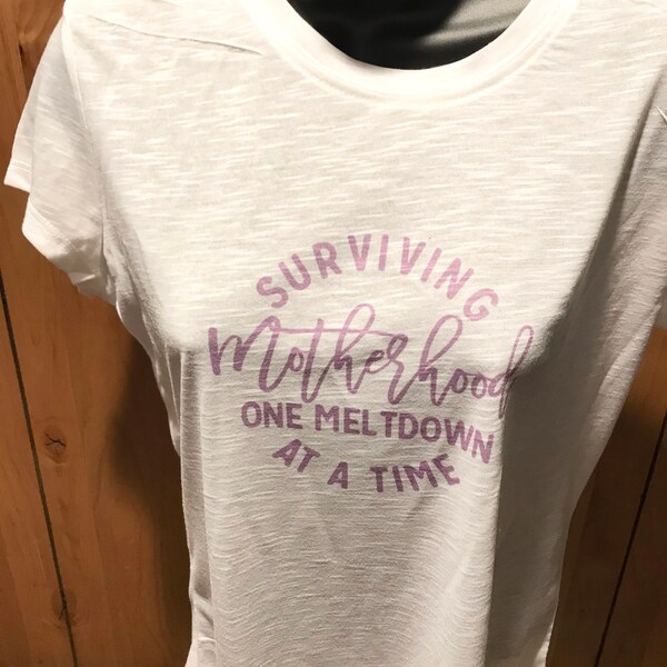 Surviving Motherhood Svg - Mom Cut File - Svg - Dxf - Eps - Png - Funny ...