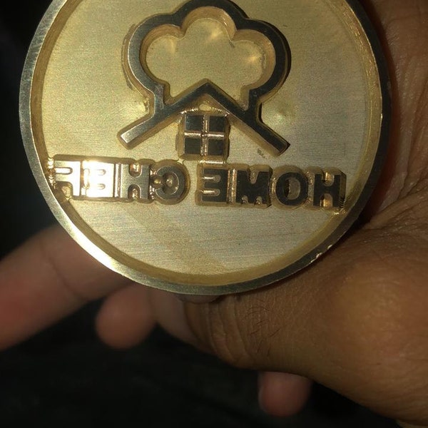 Custom Burger Stamp BBQ Branding Personalised Bread Stamp for Holiday ...