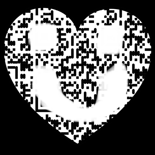 Custom Heart QR Code Generator: Scannable Digital Code (PNG) - Etsy
