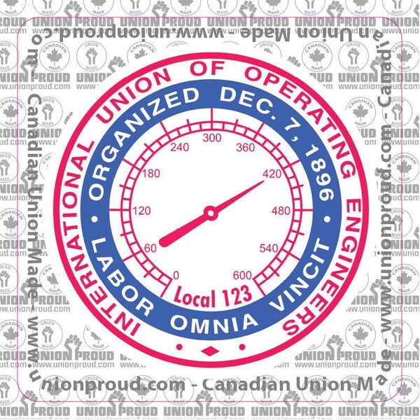 Operator Sticker Heavy Equipment Operator Sticker Union Operator ...