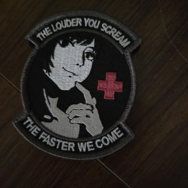 Anime Medical Military Emblem - 'louder You Scream Faster We Come ...