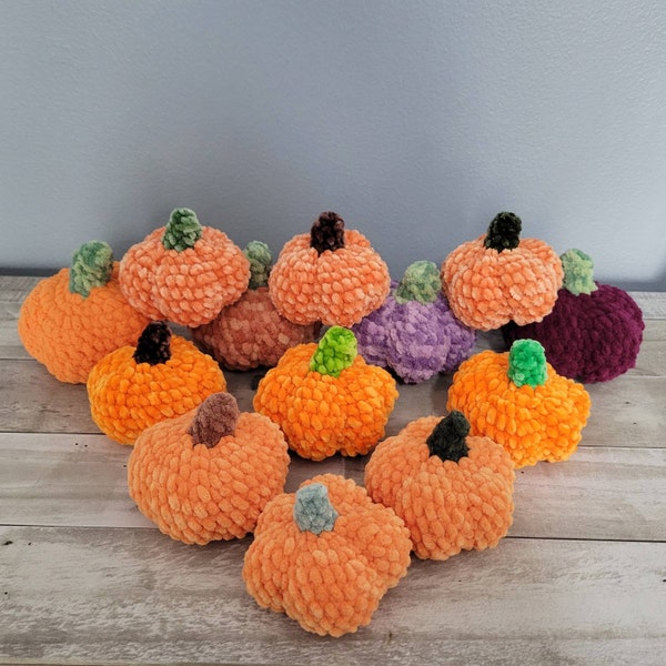 NO-SEW Crochet Pattern - Pumpkin Plushie - Etsy