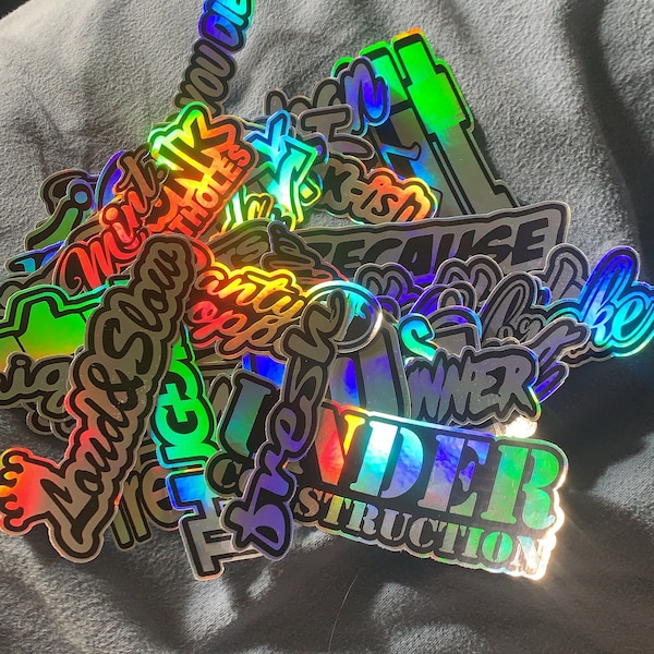 Jdm 63 Car Sticker Decal Pack Car Window Stickers for Jdm Slammed Race ...