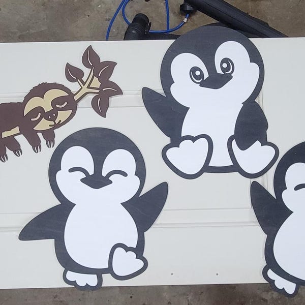 Safari Animal Laser Cut File Shapes. 5 Two Layer Vector Files SVG, Ai ...